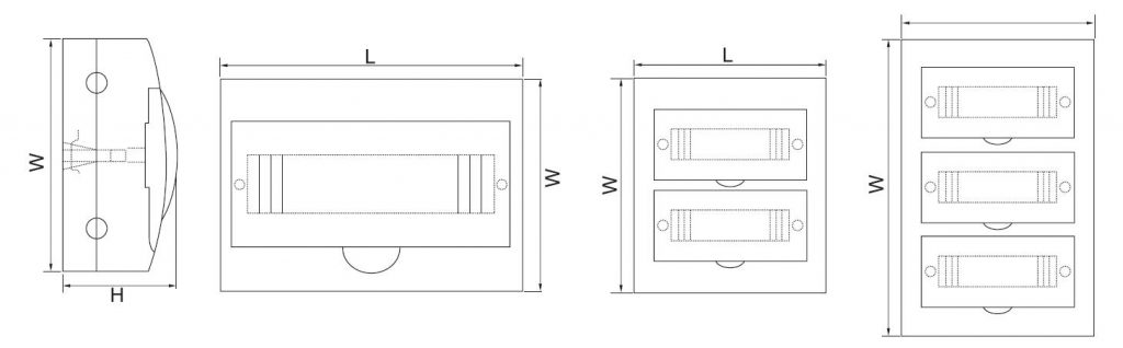 AX-MS 18way Surface Distribution Box | Shanghai Anson Electric ...