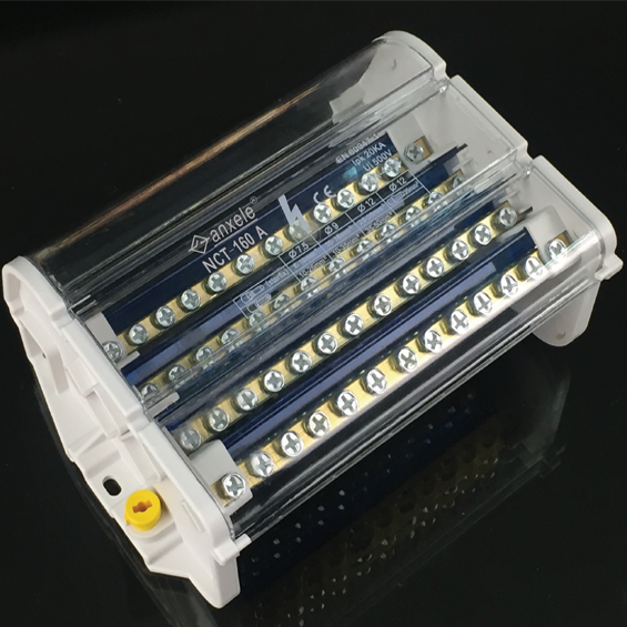 NCT-413 160A Copper Distribution Terminal Block | Shanghai Anson Electric Technology Co., LTD