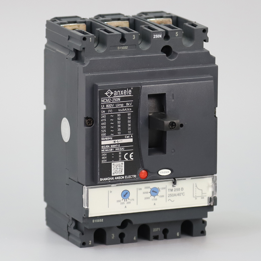 NCM2 Circuit breaker ComPact（NSX250N）160A, 3 poles, 36kA at 415VAC, TMD ...